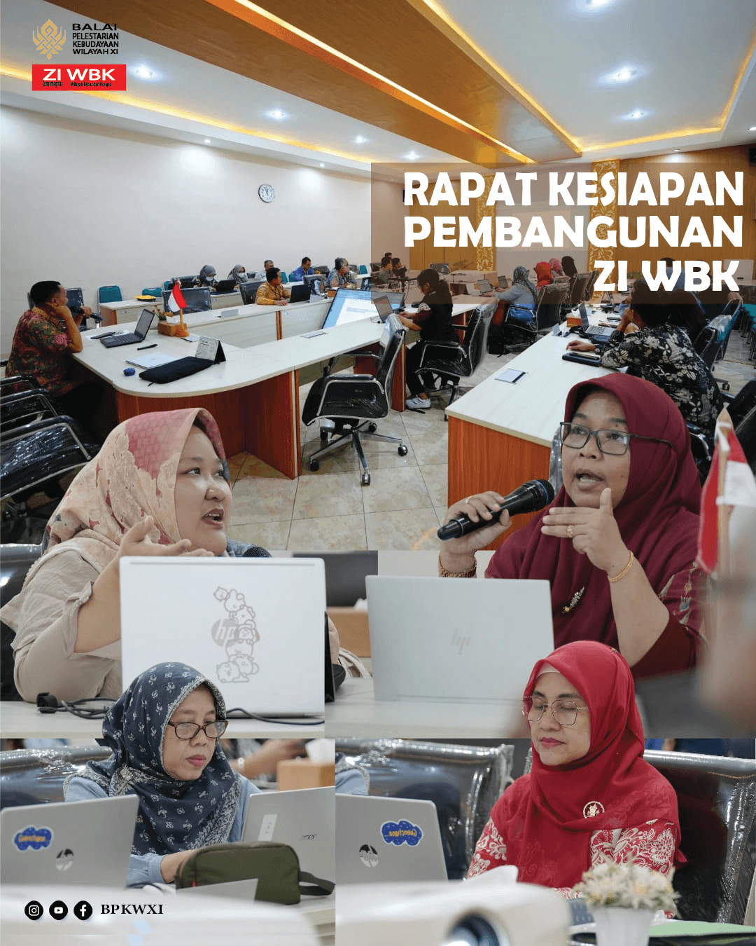 budayajatim.com - Rapat Evaluasi Kesiapan ZI-WBK BPKW XI