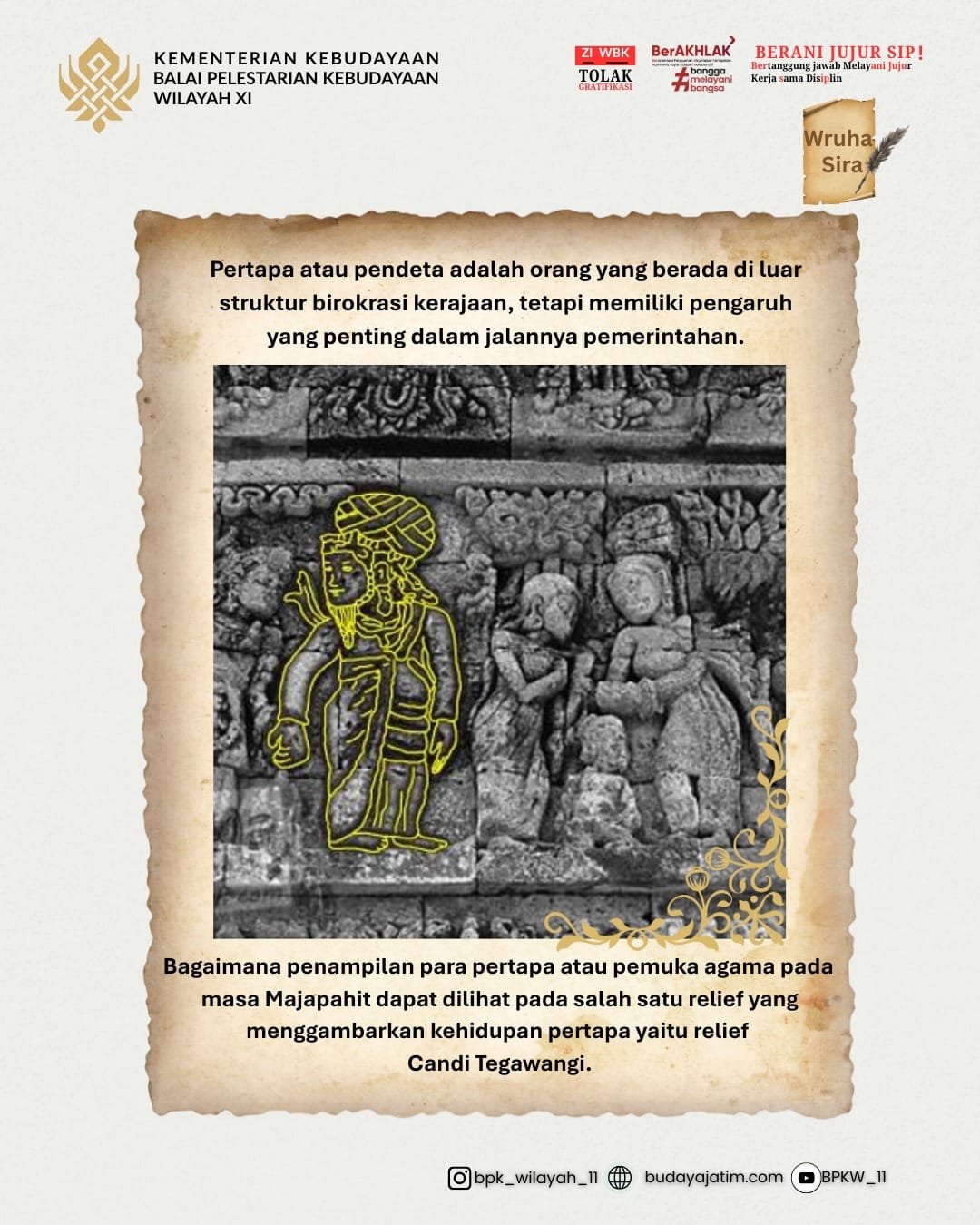 Busana Pertapa Masa Majapahit - budayajatim.com
